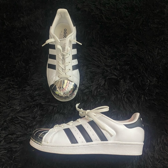 adidas | Shoes | Chrome Tip Adidas Superstars | Poshmark